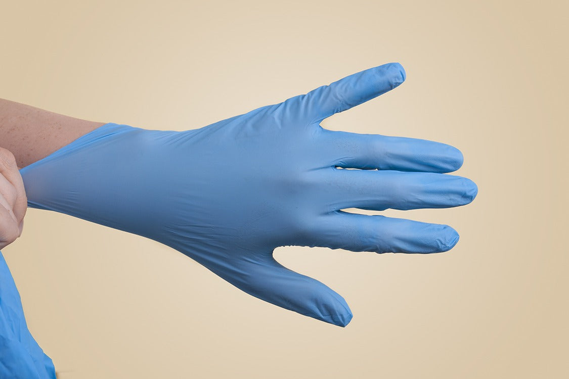 Blue Vinyl Gloves | Gloves.com